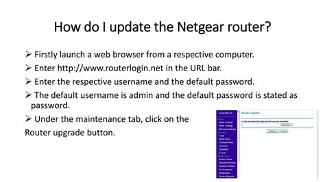 Ppt Updating Guide For Netgear Wireless Router Powerpoint Presentation Id 8141137