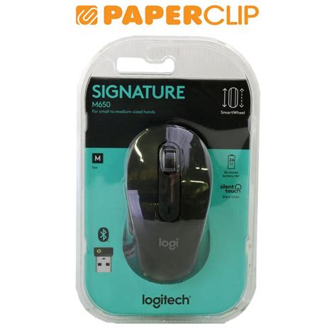 Jual Mouse Logitech Signature M Wireless Bluetooth Silent Graphite Shopee Indonesia