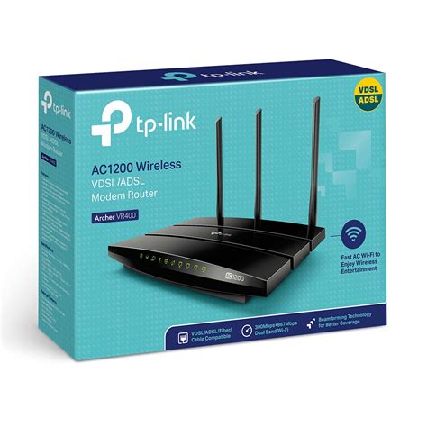 Archer VR400 AC1200 Wireless VDSL ADSL Modem Router TP Link Egypt