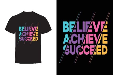 Vector T Shirt Design Motivational Quotes Typography Vector T Shirt