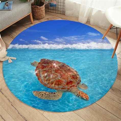 Outdoor Sea Turtle Rug Etsy