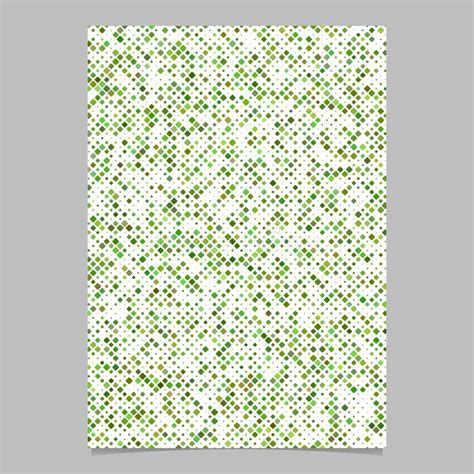Green Abstract Diagonal Square Pattern Background Page Template Stock Vector Illustration Of