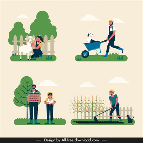 Agriculture Icons Vectors Free Download 35 425 Editable Ai Eps Svg