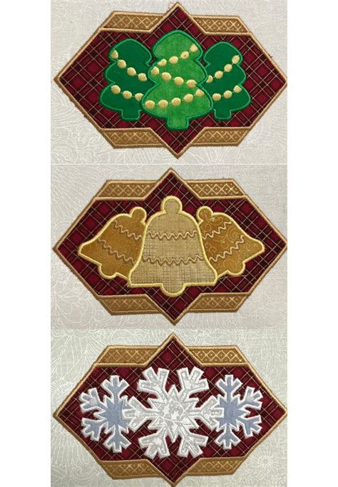 Advanced Embroidery Designs Christmas Applique Set