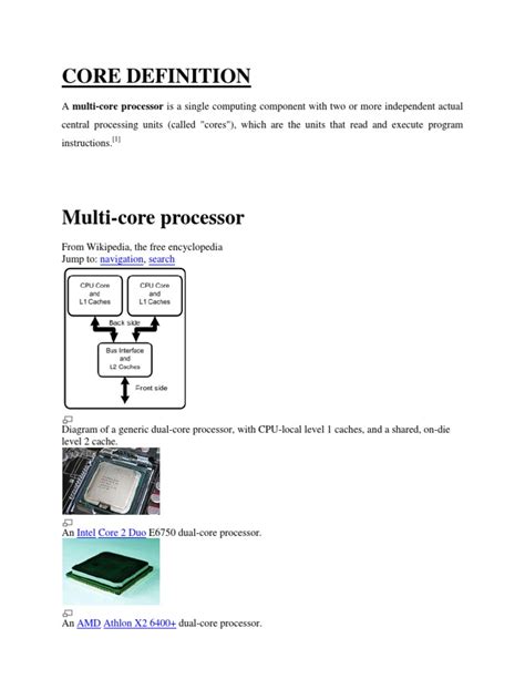 intel core processor pdf multi core processor central processing unit