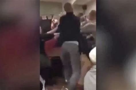 Pub Descends Into Chaos As Mass Brawl Breaks Out With Bottles Smashing