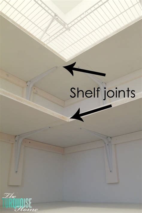 How To Install Custom Closet Shelves The Turquoise Home