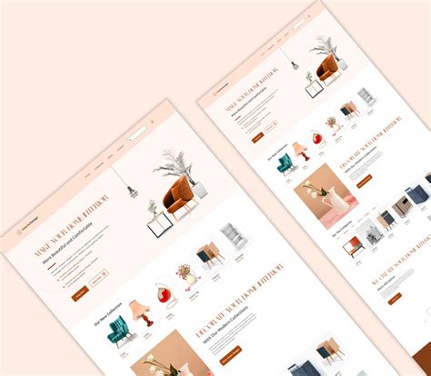 E Commerce Landing Page Behance