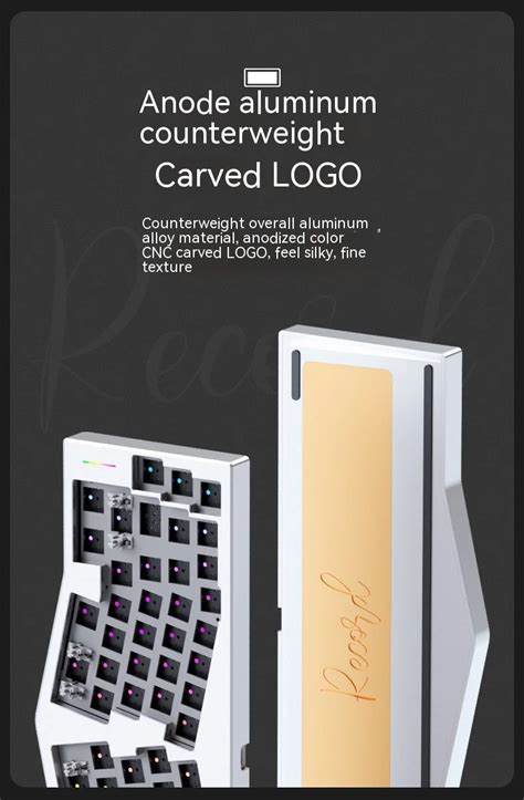 Weikav Record Alice Keyboard Aluminium Kit Rgb Hotswap Dynamic Gaming