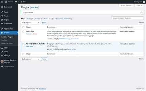 Report PowerBI Embed Reports PluginTests Com