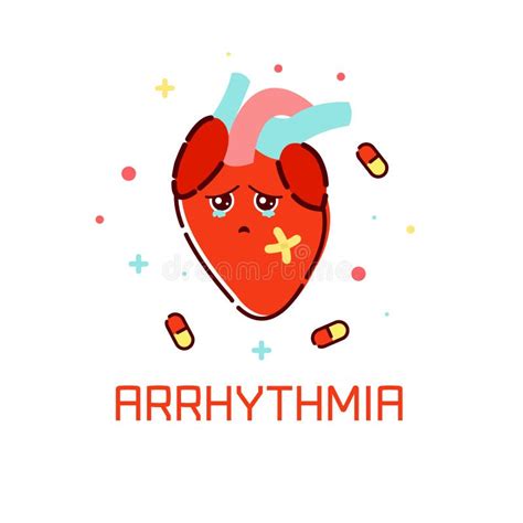 心律失常海报 库存例证 插画 包括有 关心 紊乱 诊断 针灸师 胸口 心脏病 高血压 人力 79557585