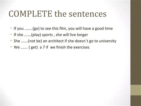 Class Presentation Conditionals I Ppt