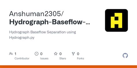 GitHub Anshuman Hydrograph Baseflow Separation Hydrograph Baseflow Separation Using