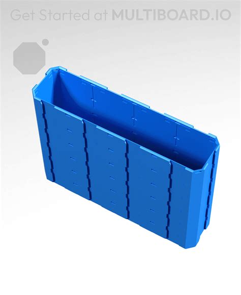 4x1x3 full multipoint rail standard click in multibin shell