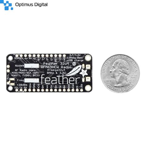 modul radio adafruit feather 32u4 rfm69hcw 868 mhz