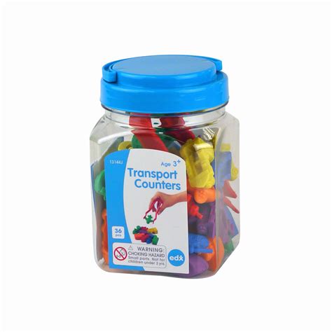 Transport Counters 6 Diff Vehicles 36 Pcs Tickle Your Senses
