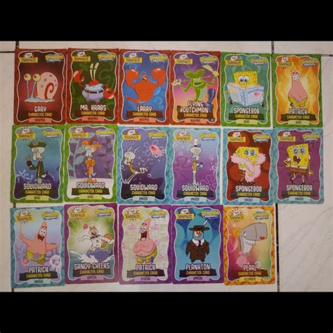 Jual Kartu Spongebob 17 Pcs Gery Pasta Shopee Indonesia