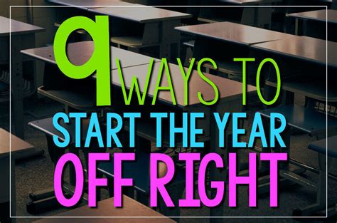 9 Ways To Start The School Year Off Right