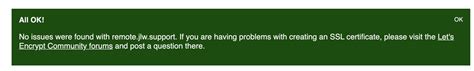 lets encrypt folder empty r meshcentral