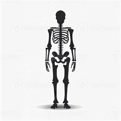 Minimalistic Animation Of A Skeleton AI Generated Stock Photo At Vecteezy