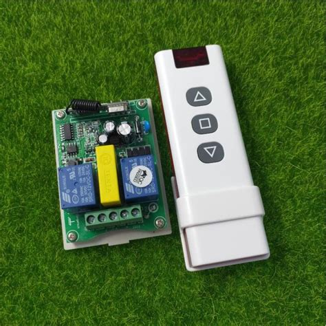 433mhz AC 220 V 2 CH RF Wireless Remote Control Switch For Tubular