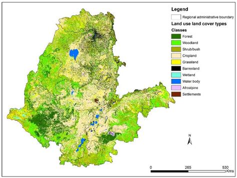 The Spatial Distribution Of Major Lulc Types In The Raa Download Scientific Diagram