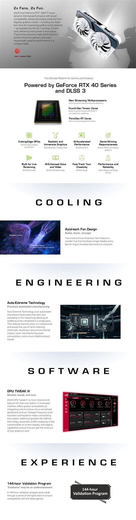 Asus Dual Geforce Rtx Ti Oc G Graphics Card White Dual Rtx Ti O G White Msy Com Au