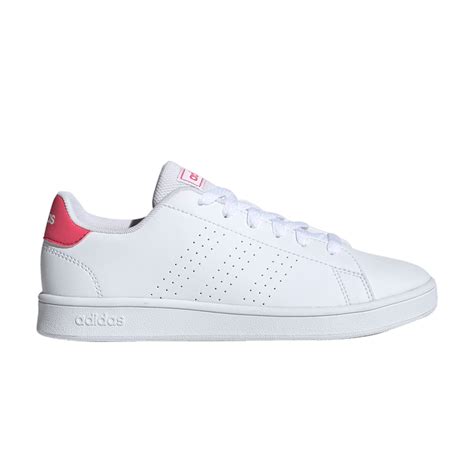 สนีกเกอร์ Adidas Neo Advantage J White Real Pink Sasom