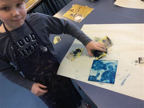 Drypoint Etching Workshop Abingdon Prep School