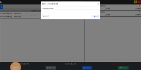 Save Load A Transaction OpenTHC Help