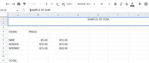 C Mo Sumar Una Fila En Google Sheets Manuales Enlared