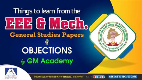 Things To Learn From EEE Mech GS Papers Objections GM ACADEMY