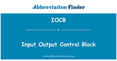 IOCB Stands For Input Output Control Block Abbreviation Finder