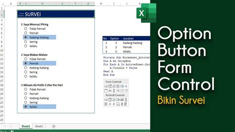 Cara Membuat Menu Button Di Excel Fungsi Dan Cara Mem