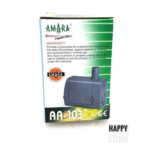 Promo Pompa Celup Aquarium Amara Aa 103 Air Nutrisi Hidroponik And Aquaponik Diskon 23 Di Seller