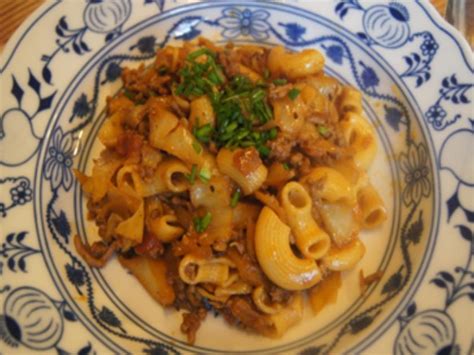 Weißkohl Hackfleisch Nudel Pfanne Einfach Von Mausvoh