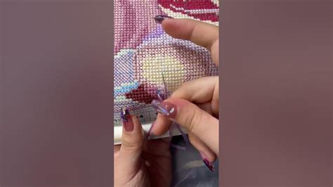 Cross Stitch 豎背繡 十字繡 十字繡愛好者 694 Youtube