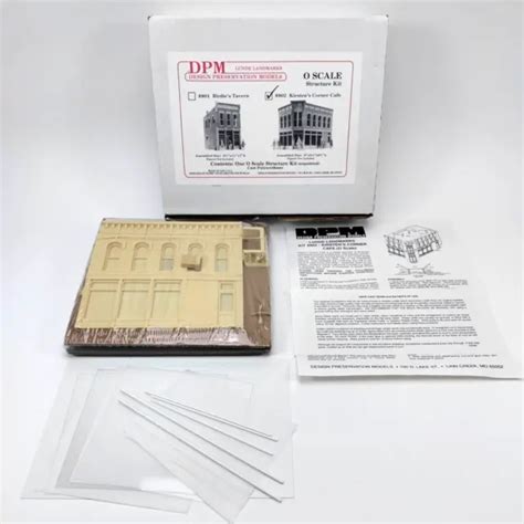 Design Preservation Models Kirstens Corner Cafe Building Kit Dpm 802