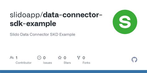 GitHub Slidoapp Data Connector Sdk Example Slido Data Connector SKD Example