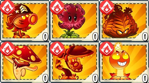 100 All Fire Plants Power Up Vs Pvz 2 Final Bosses Fight Plants Vs