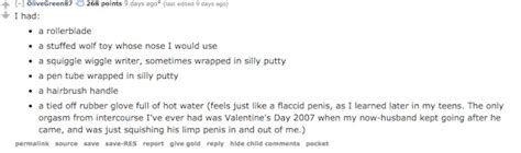 46 Weird Things People Have Masturbated With