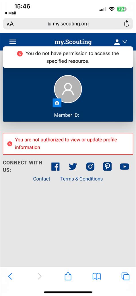 Issue Accessing Account Scoutbook Bugs Scouting Forums