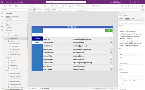 Power Apps Create Reusable Multi Level Navigation Component Menu Spex Observability Data