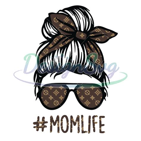 Louis Vuitton X Messy Bun Svg Messy Bun Girl Svg Louis Vuitton Svg