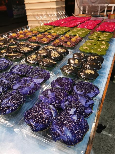 🌞🌞🌞ขนมตะโก้ ขน แม่พิมพ์ใจ ตะโก้กะทิสด ตลาดน้ำคลองลัดมะยม