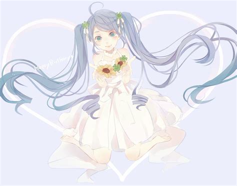 初音ミク 「みくちゃんはぴば～ 」クロガラシのイラスト