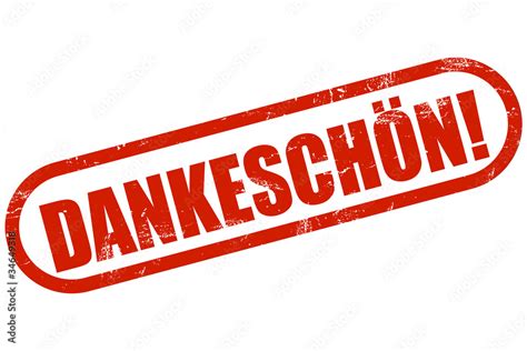Grunge Stempel Rot DankeschÖn Stock Illustration Adobe Stock