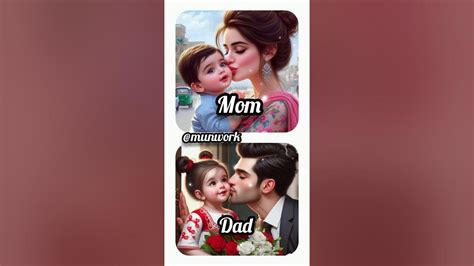 Mom Lovers💕 🆚 Dad Lovers💖 Mom Dad Viral Trending Shorts Munwork