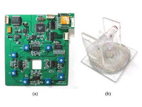 Developed Hardware A Sensor Array Board B Artificial Eyeball Model