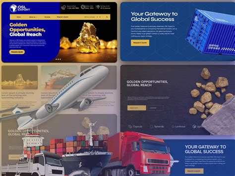 Import Export Website Designs Themes Templates And Downloadable Graphic Elements On Dribbble